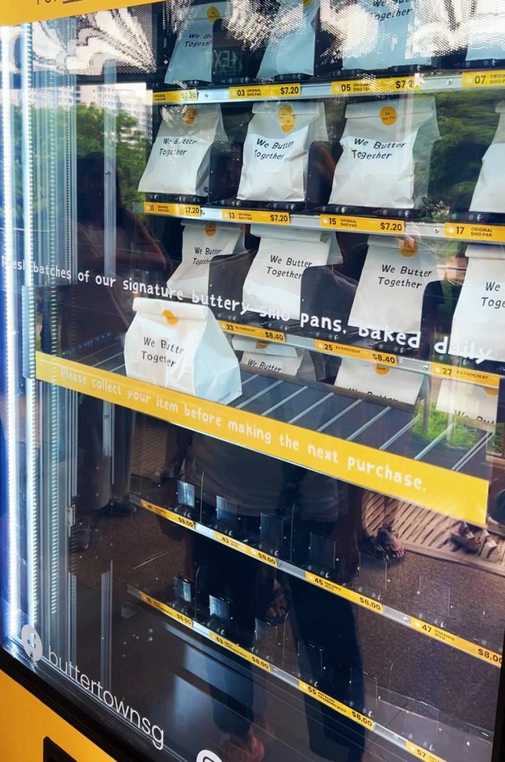 FIRST-EVER SHIO PAN “ATM” IN SINGAPORE DISPENSES BAGS OF BREAD FROM $7. ...