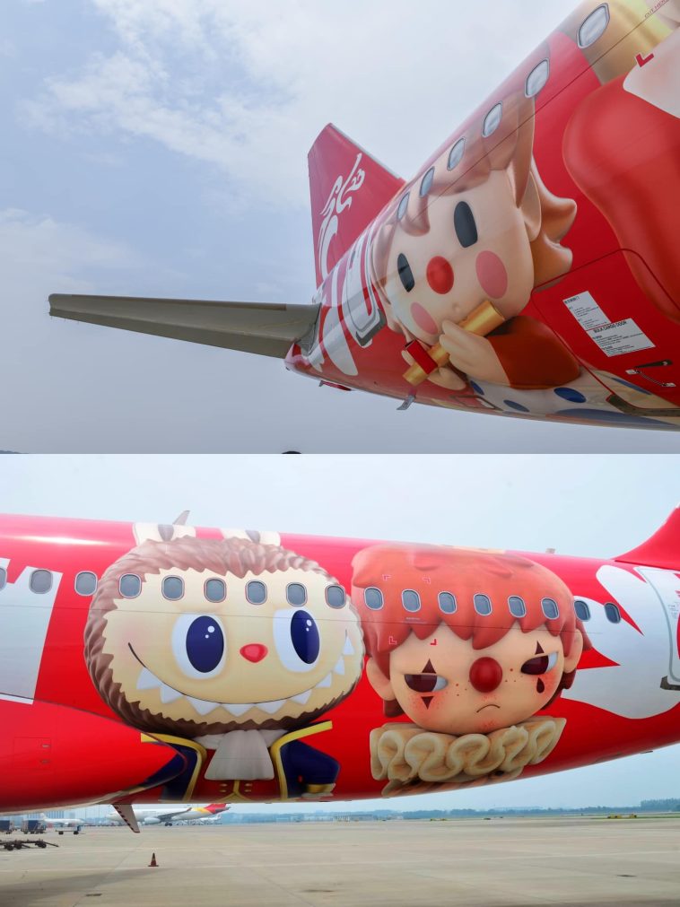 POPMART-THEMED AIRPLANE WITH LABUBU, MOLLY, DIMOO & MORE ONBOARD ...