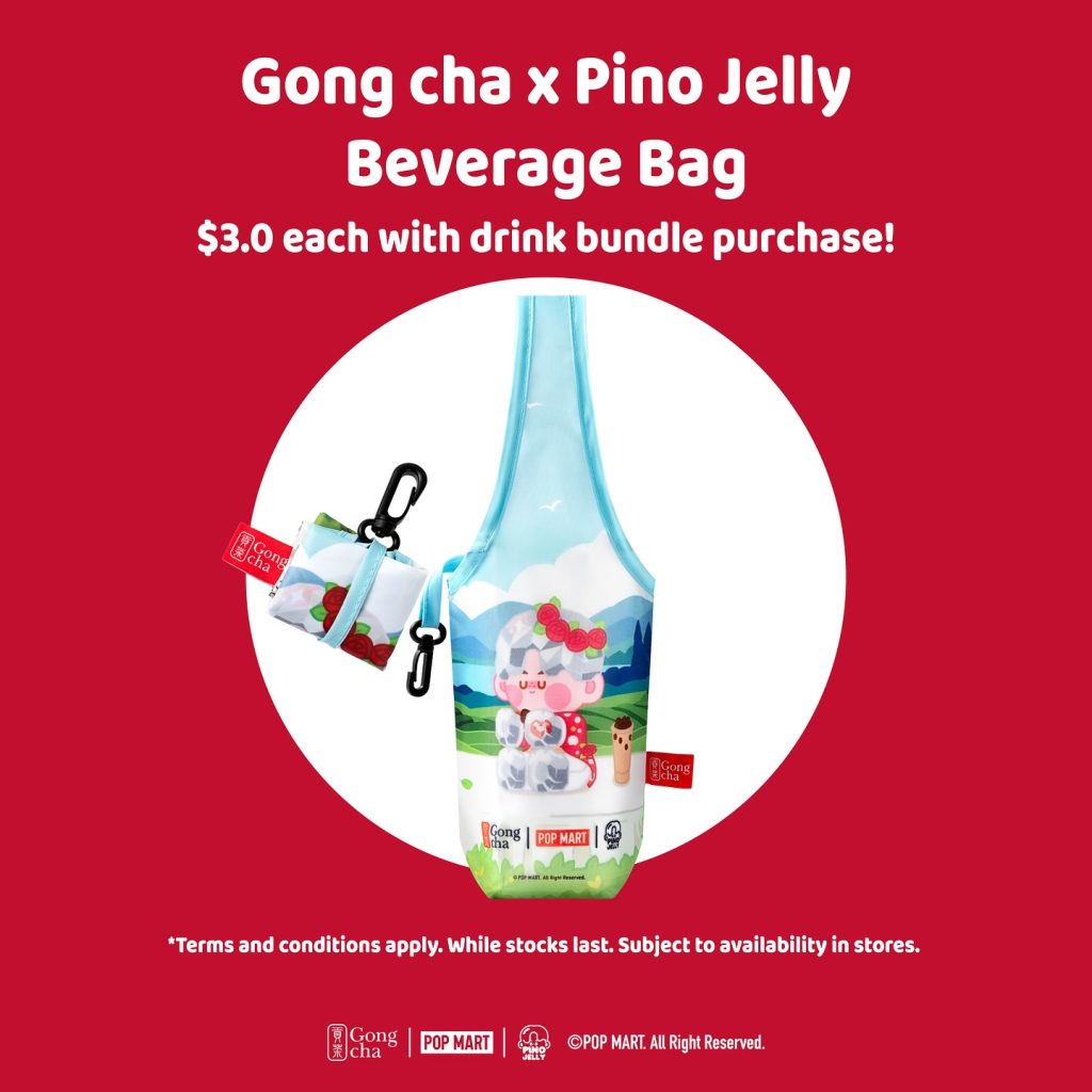GONG CHA X POPMART PINO JELLY MERCHANDISE & FREE RED PACKETS NOW IN ...