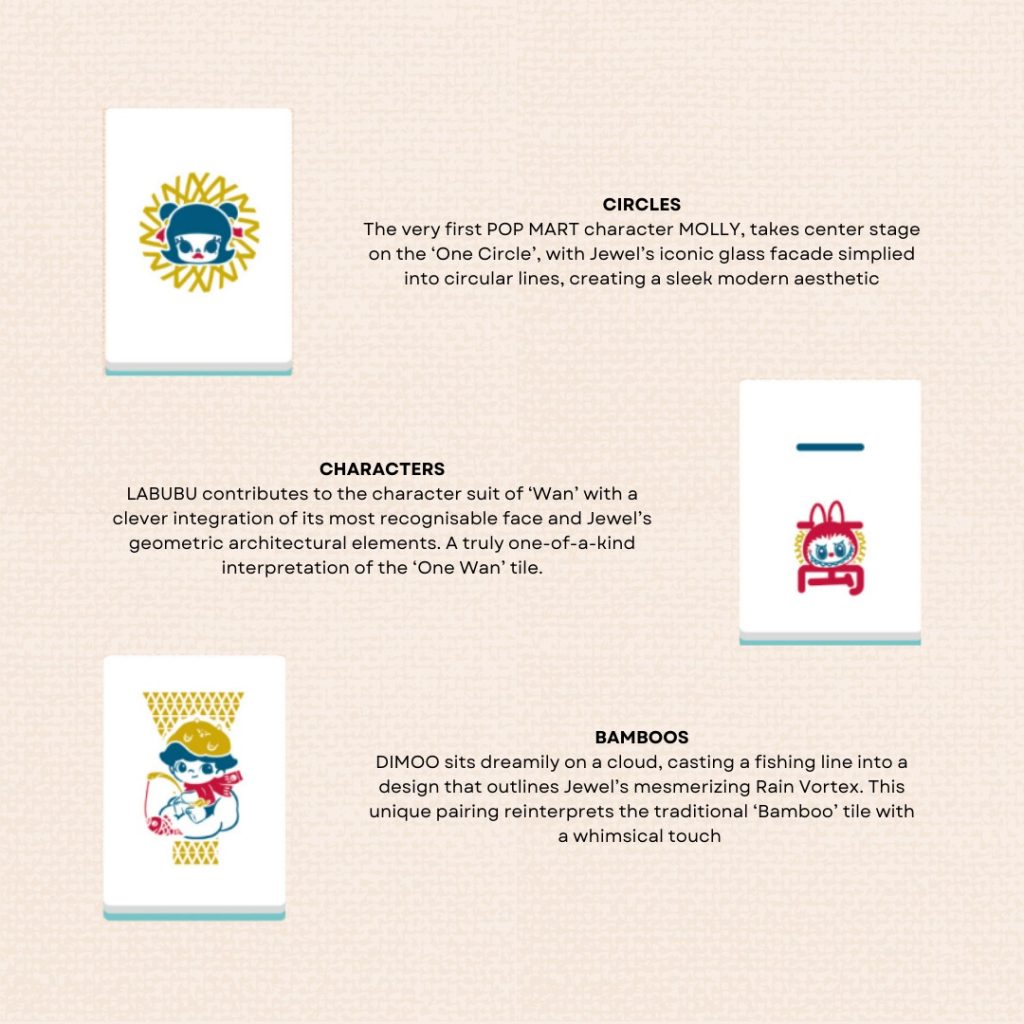 FIRST-EVER POPMART-THEMED MAHJONG SET WITH LABUBU, MOLLY & DIMOO TILES ...