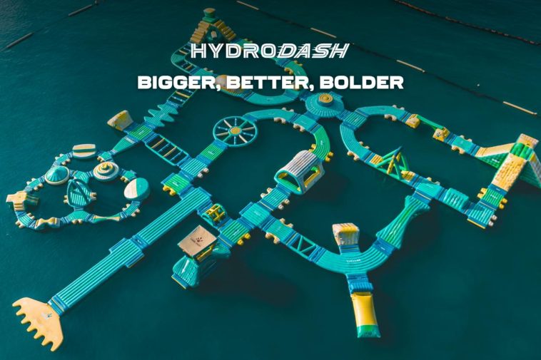 HYDRODASH: FIRST-EVER FLOATING INFLATABLE WATER PARK RE-OPENS AT ...