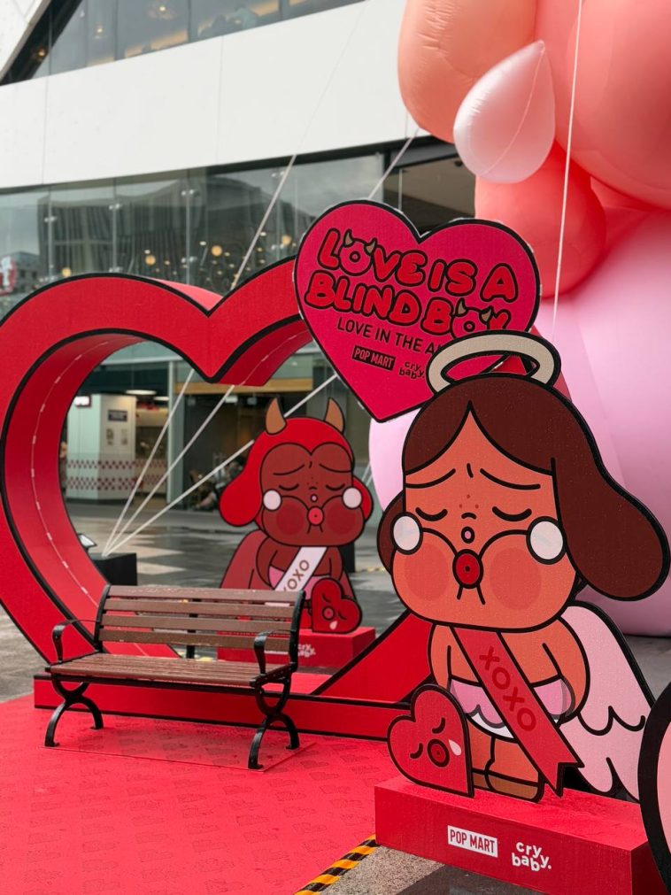 POP MART’S CRYBABY VALENTINE’S DAY POP-UP WITH LARGEST 8-METRE TALL ...