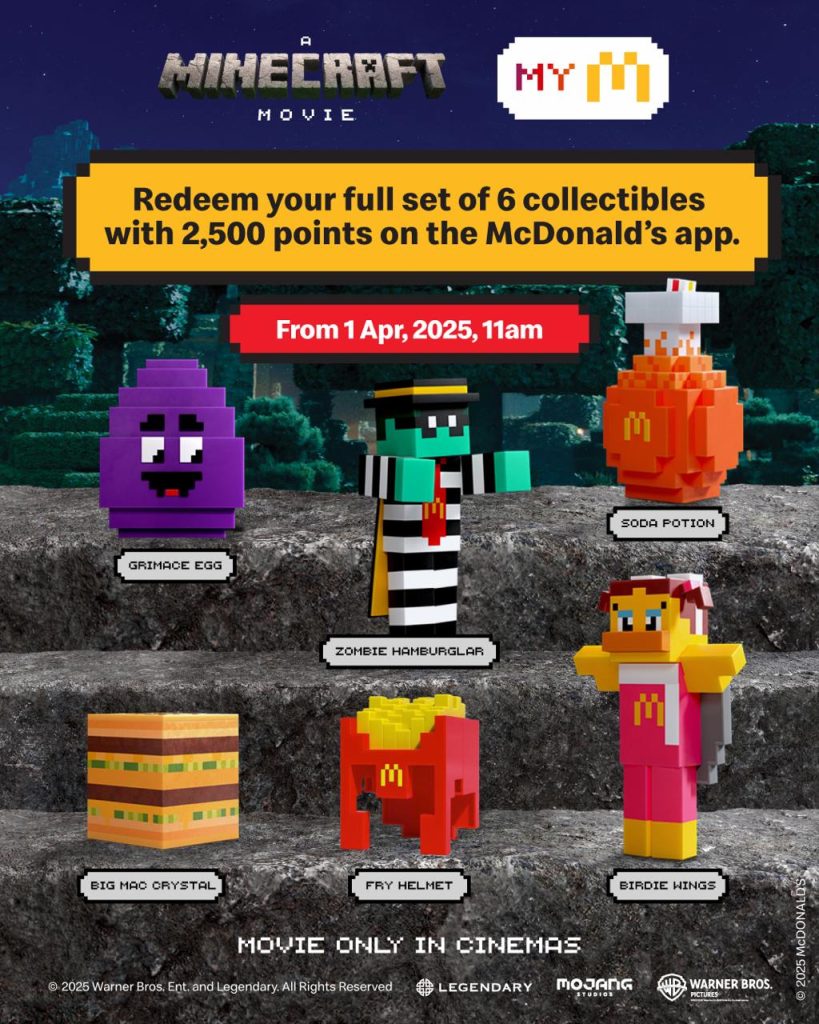 NEW MCDONALD’S X MINECRAFT MOVIE BLIND BOXES & HAPPY MEAL TOYS IN ...