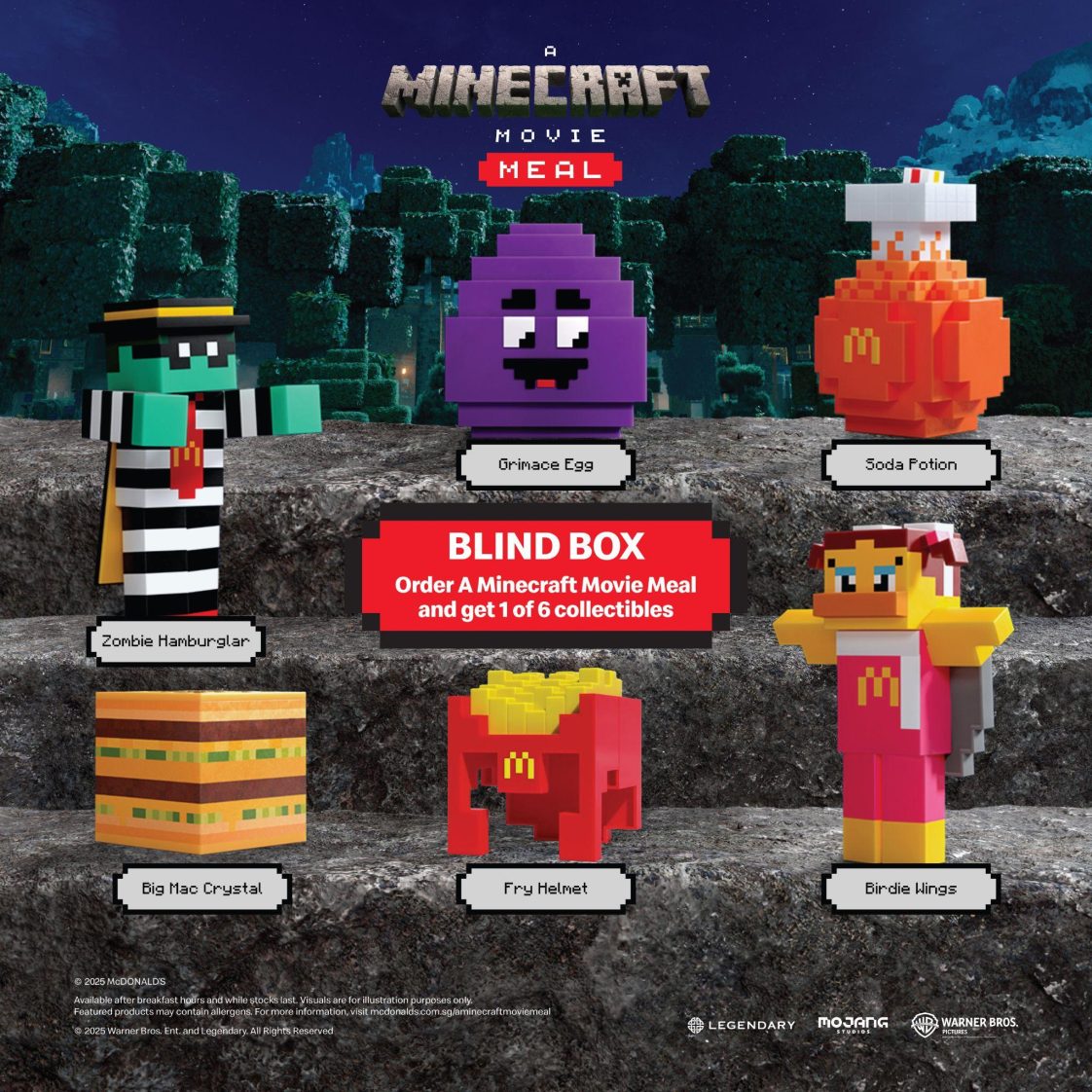 NEW MCDONALD’S X MINECRAFT MOVIE BLIND BOXES & HAPPY MEAL TOYS IN SINGAPORE FROM 27TH MARCH 2025 ...