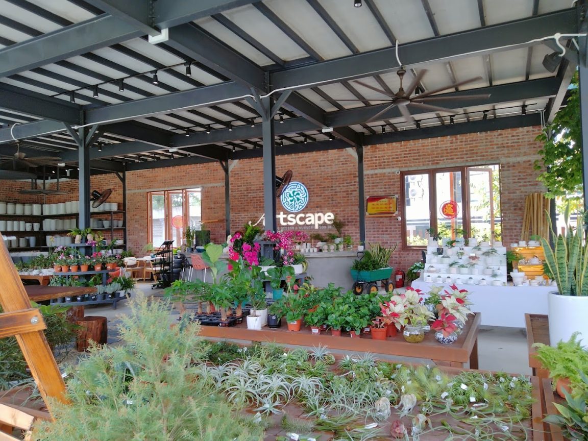 AESTHETIC GLASSHOUSE CAFÉ WITHIN A MASSIVE 2-STOREY PLANT STORE IN ...