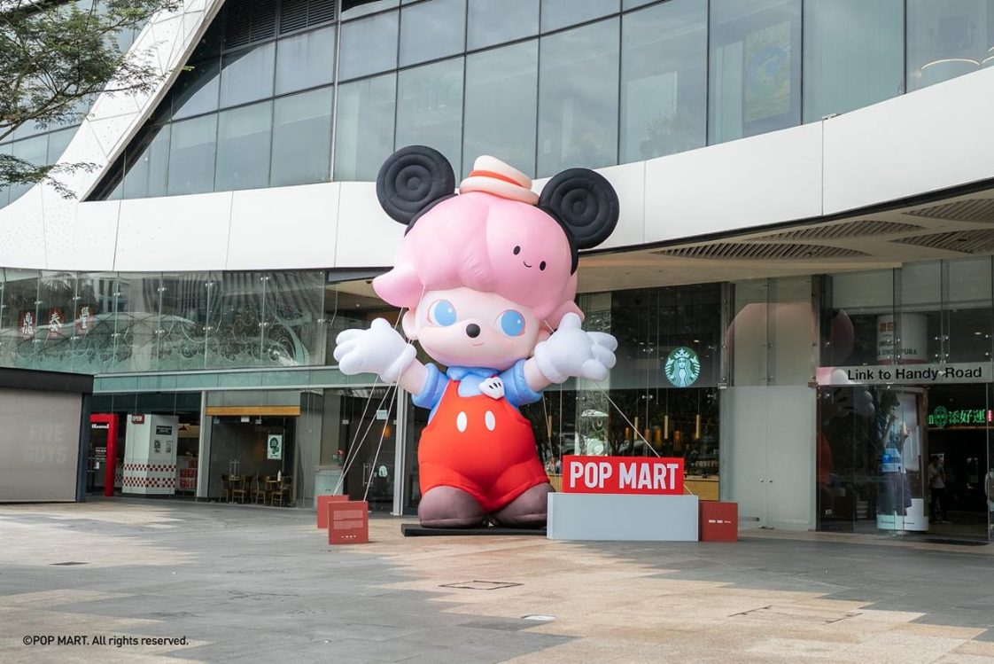 POP MART’S MASSIVE 7-METRE TALL DIMOO INFLATABLE AT NEW DIMOO X MICKEY ...