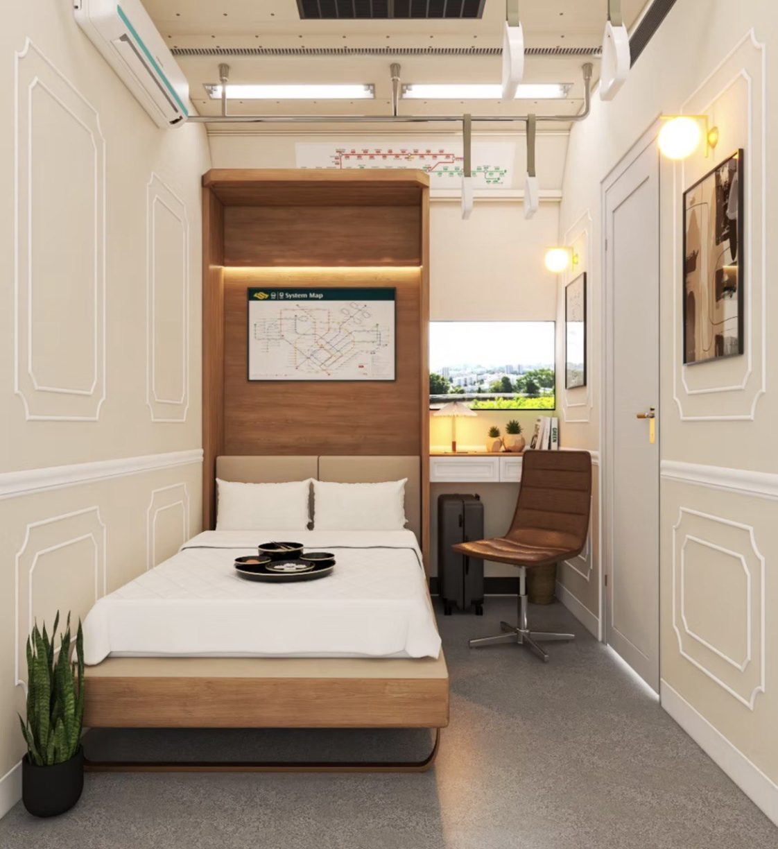 FIRST-EVER MRT TRAIN-THEMED HOTEL IN SINGAPORE WITH ACTUAL TRAIN ...