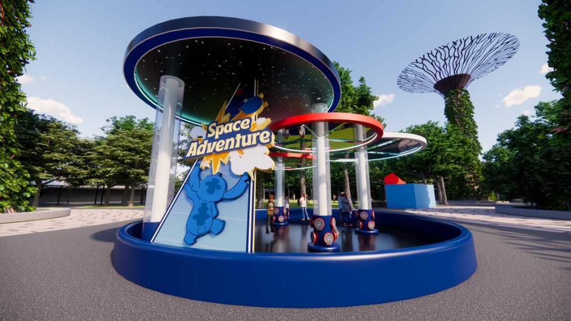 DISNEY LILO & STITCH-THEMED FESTIVAL AT GARDENS BY THE BAY: 7-METRE ...