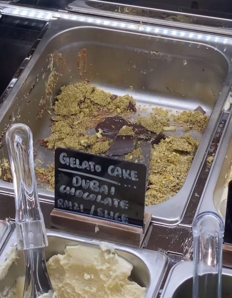 VIRAL KUNAFA GELATO CAKE & DUBAI CHOCOLATE “CRACKING” MILKSHAKES AT ...