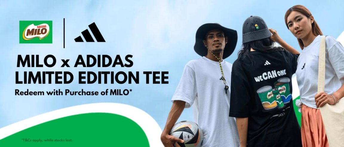 NEW MILO X ADIDAS MERCHANDISE IN SINGAPORE: FREE TO REDEEM WITH MINIMUM ...