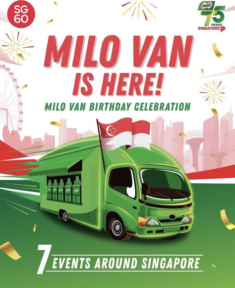 ROVING MILO VAN IS BACK WITH FREE MILO AT 5 LOCATIONS IN SINGAPORE TILL 10TH AUGUST 2025! - Shout