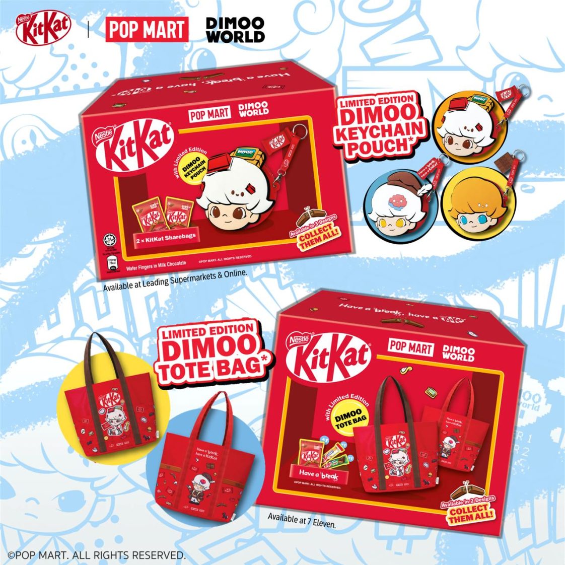 KITKAT X DIMOO BLIND BOXES & TOTE BAGS WITH PURCHASE OF KITKAT ...