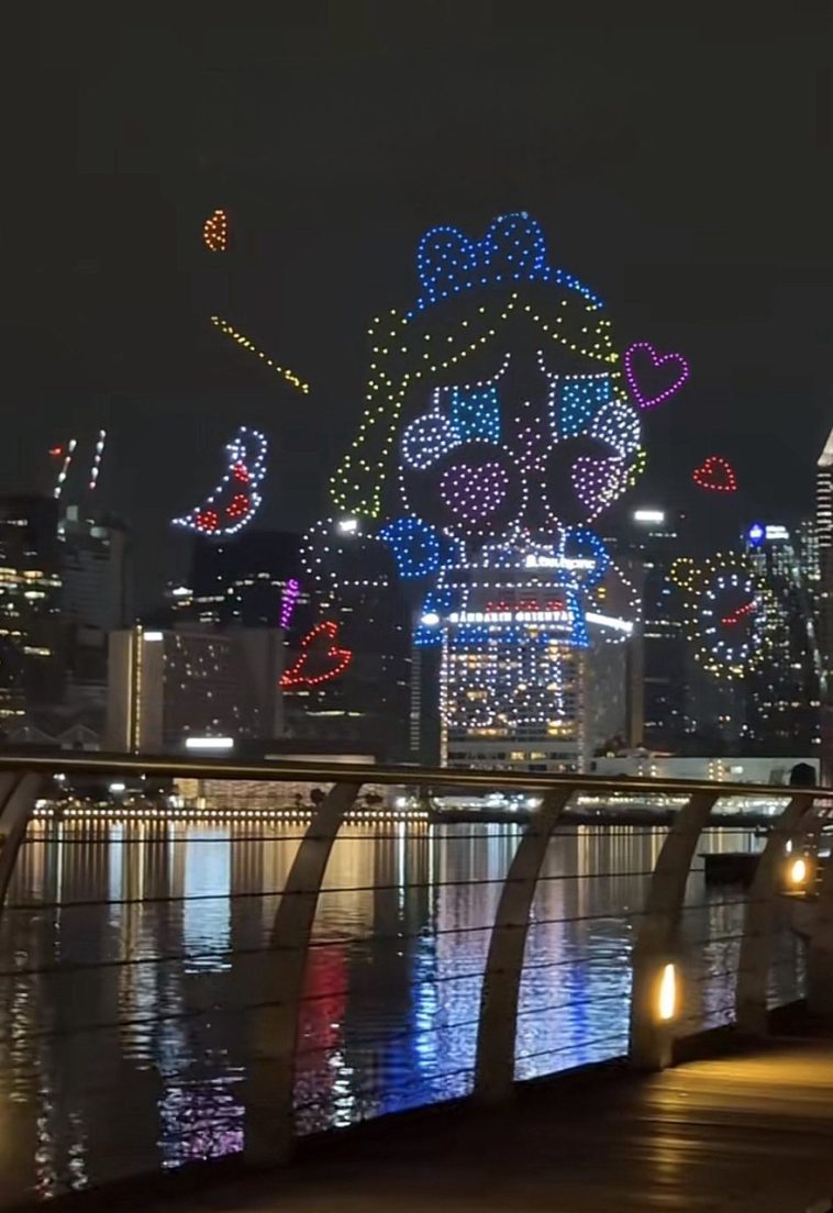 FREE POP MART DRONE SHOW LIGHTS UP MARINA BAY SANDS FROM 22ND-23RD ...