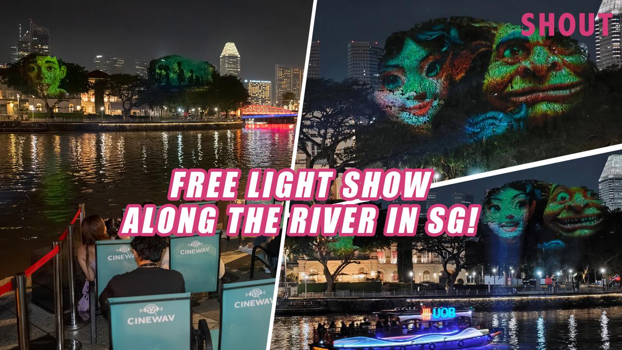 FREE LIGHT SHOW PROJECTIONS ALONG THE SINGAPORE RIVER TILL 21ST ...