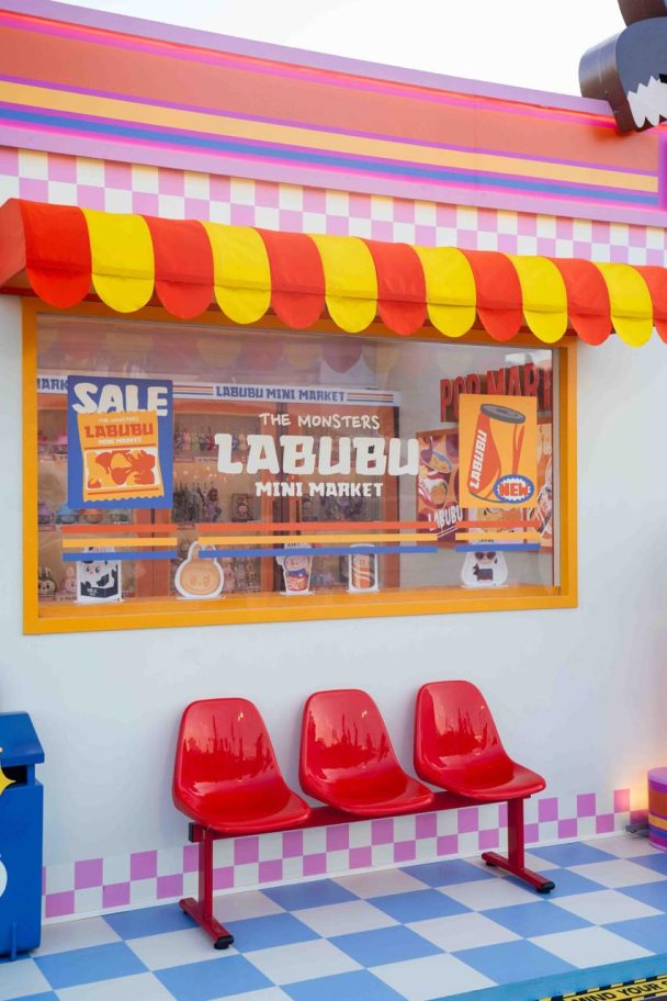 LABUBU MINI MARKET-THEMED POP-UP STORE & LIFE-SIZED 2.4-METRE TALL ...