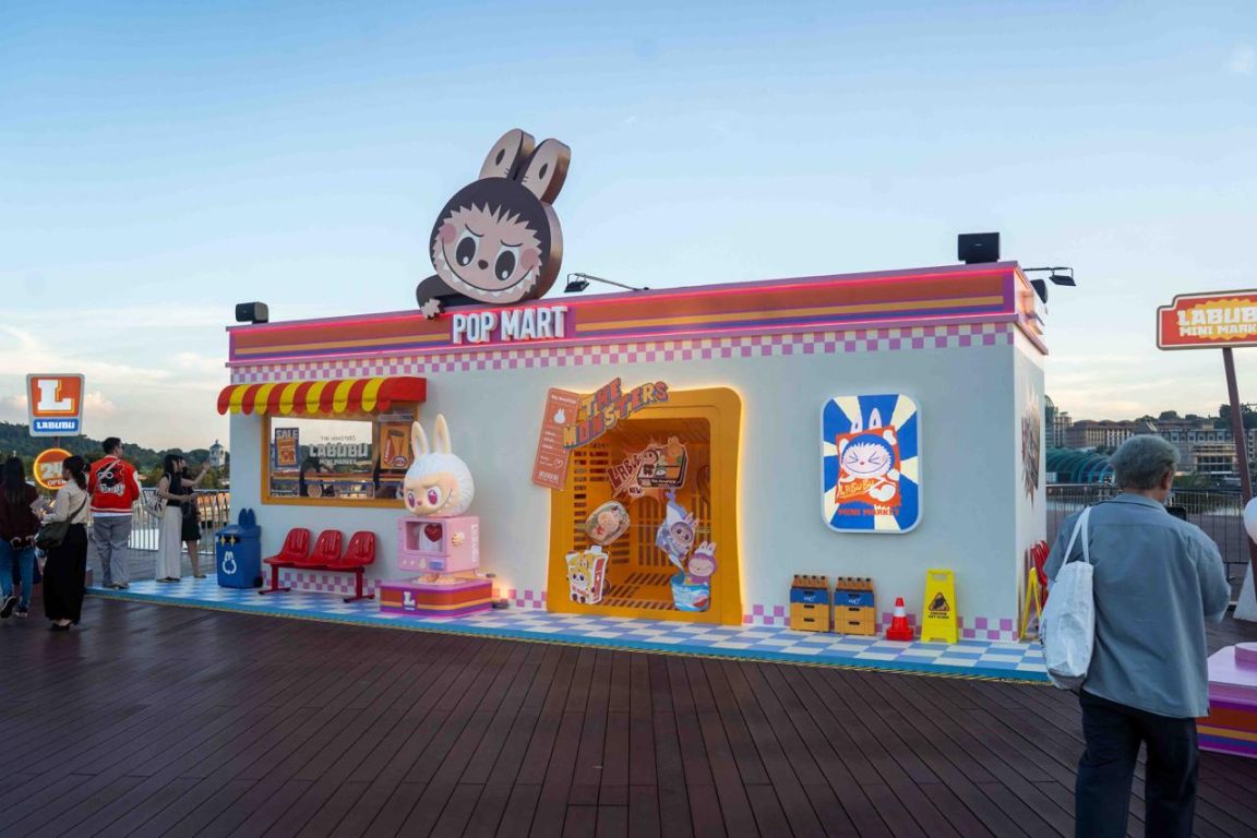 LABUBU MINI MARKET-THEMED POP-UP STORE & LIFE-SIZED 2.4-METRE TALL ...