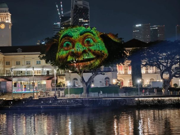 FREE LIGHT SHOW PROJECTIONS ALONG THE SINGAPORE RIVER TILL 21ST ...
