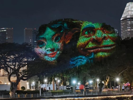 FREE LIGHT SHOW PROJECTIONS ALONG THE SINGAPORE RIVER TILL 21ST ...