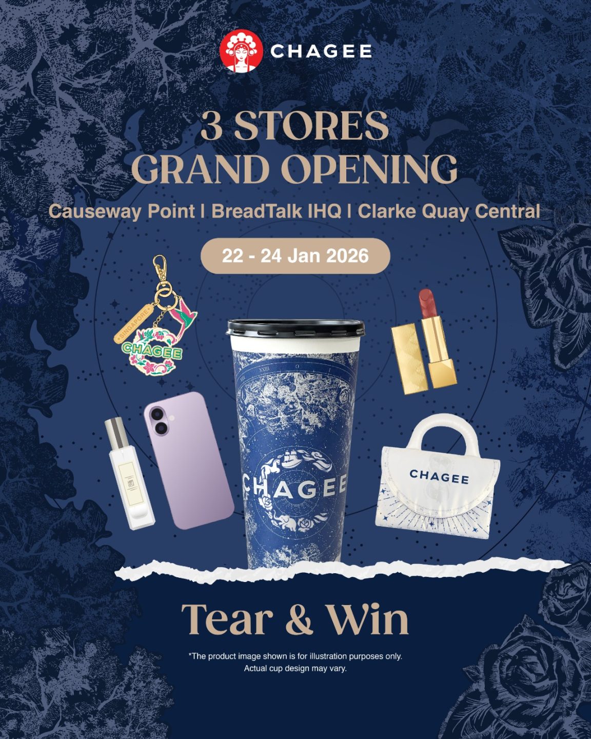 CHAGEE’S TEAR & WIN EVENT IS BACK AT 3 NEW OUTLETS IN SINGAPORE FROM ...